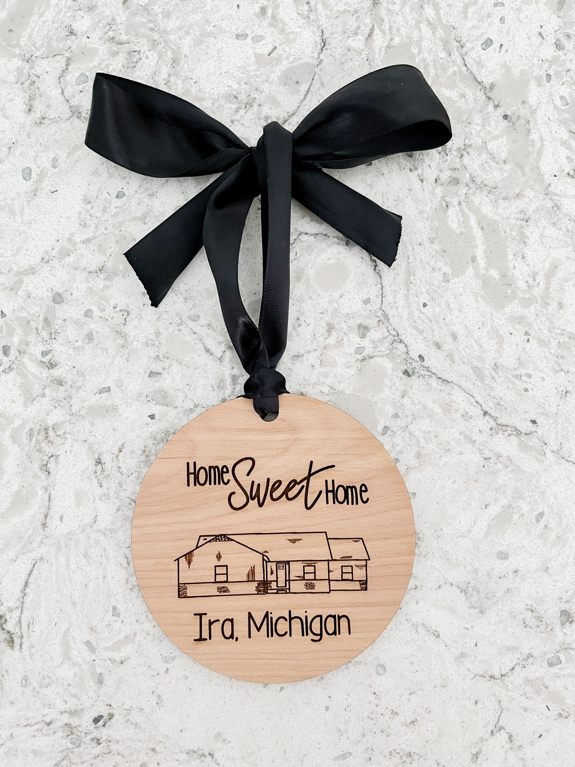 House Ornament / Custom Housewarming Gift / Custom Closing - Etsy