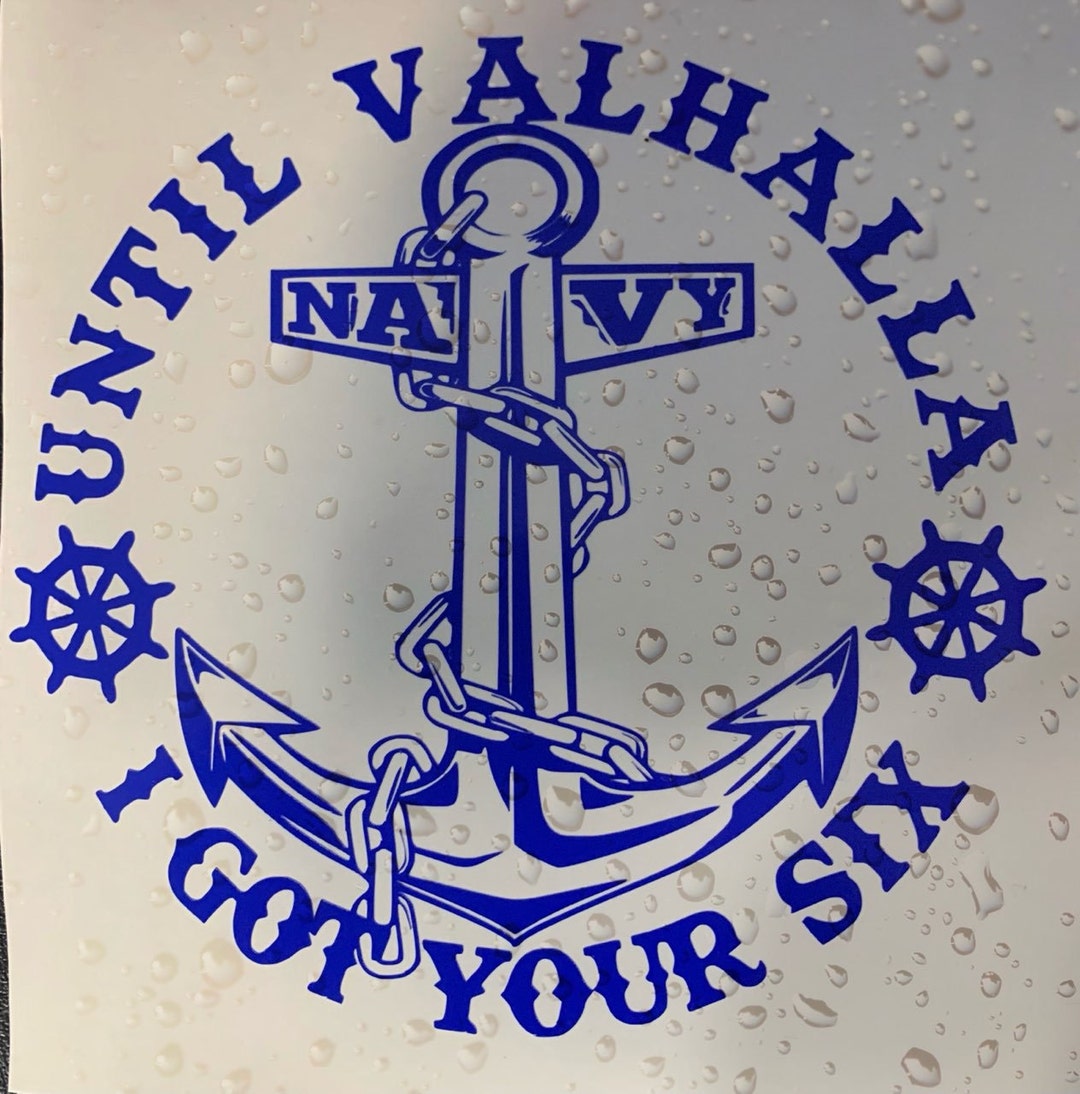 Until Valhalla Navy (design 2) - Etsy