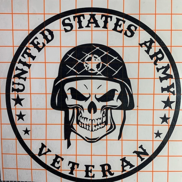 Army Veteran Decal - Etsy