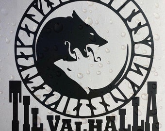 Til Valhalla Decal - Etsy