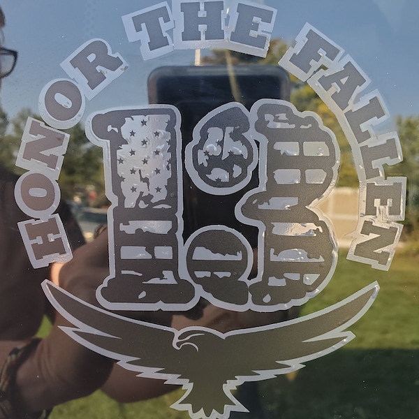 Honor the Fallen Decal - Etsy