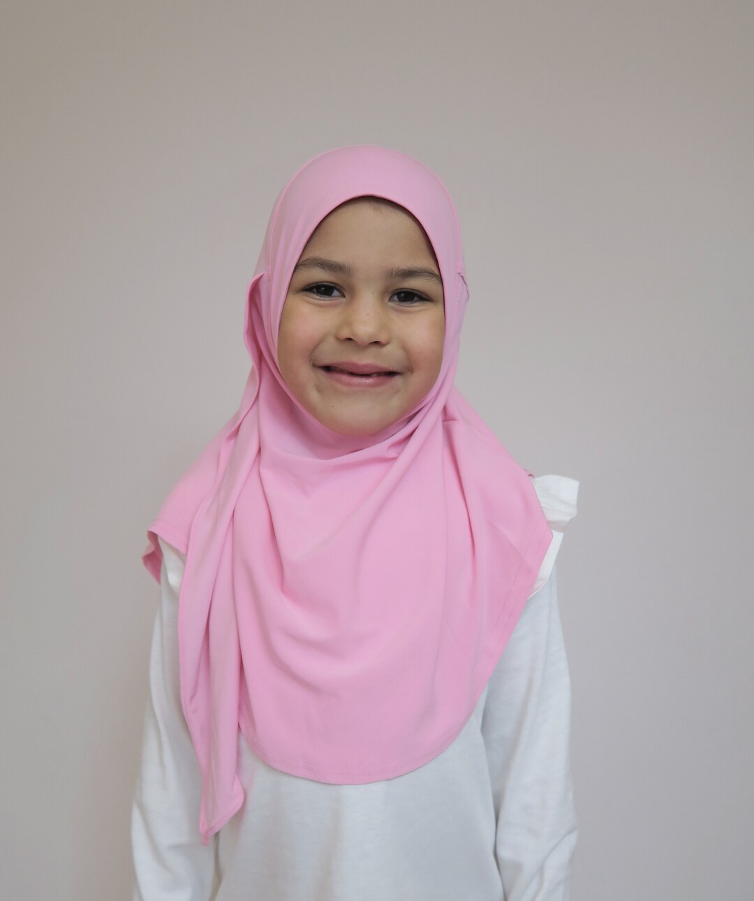 Girls Pink Butterfly Hijab I Instant Hijab I Head Scarf I Kids Hijab - Etsy