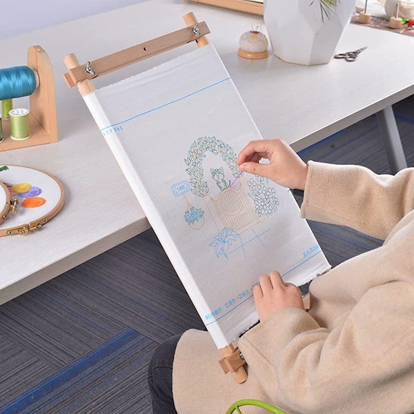 Cross Stitch Scroll Lap Stand - Etsy