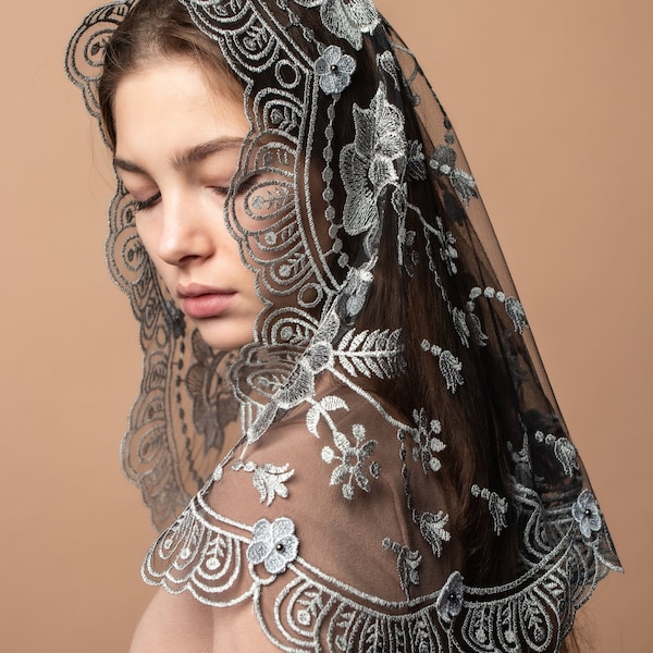 Grey Wedding Veil - Etsy