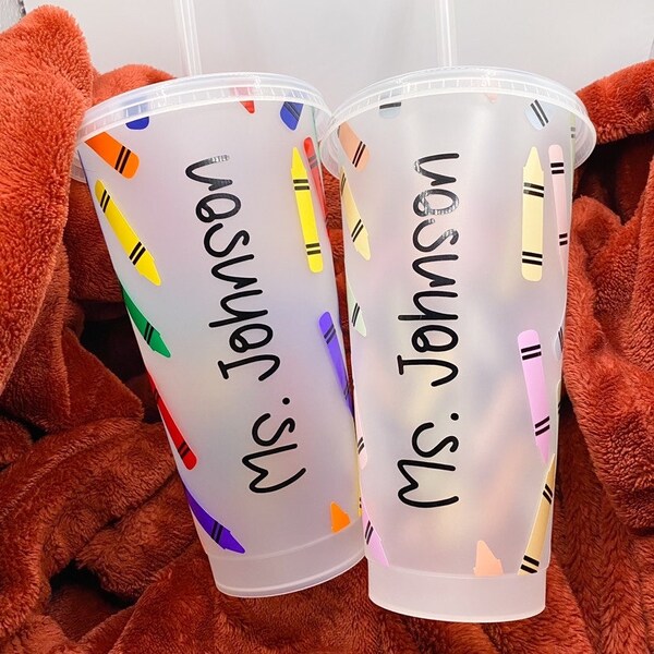 Personalized Teacher Cup - Etsy