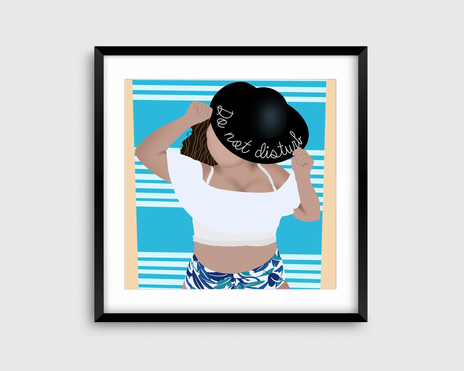 Personalized Custom Faceless Portrait Illustration From Photo, Best ...