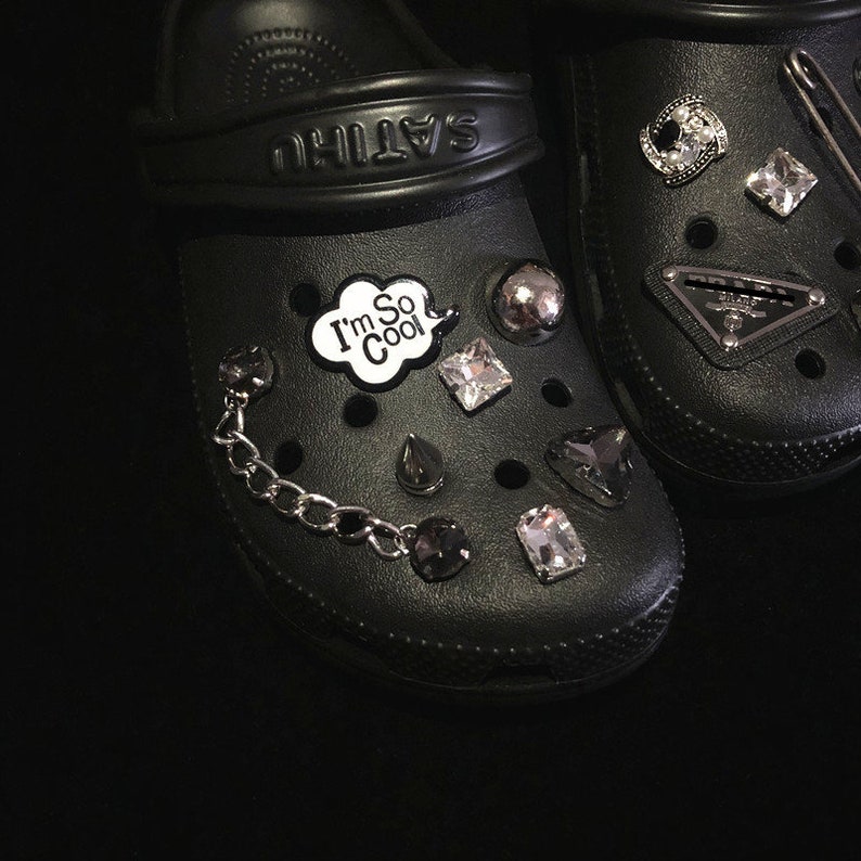 Crocs Charm Set Punk Style Designer Crocs Charms Pack | Etsy