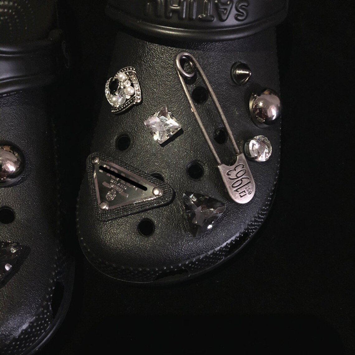 Crocs Charm Set Punk Style Designer Crocs Charms Pack | Etsy