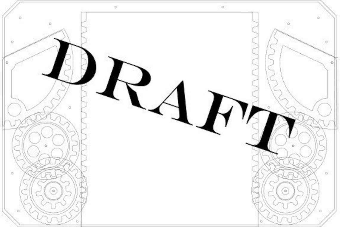 Steampunk Cutting Board Digital Download Plans SVG C2d - Etsy