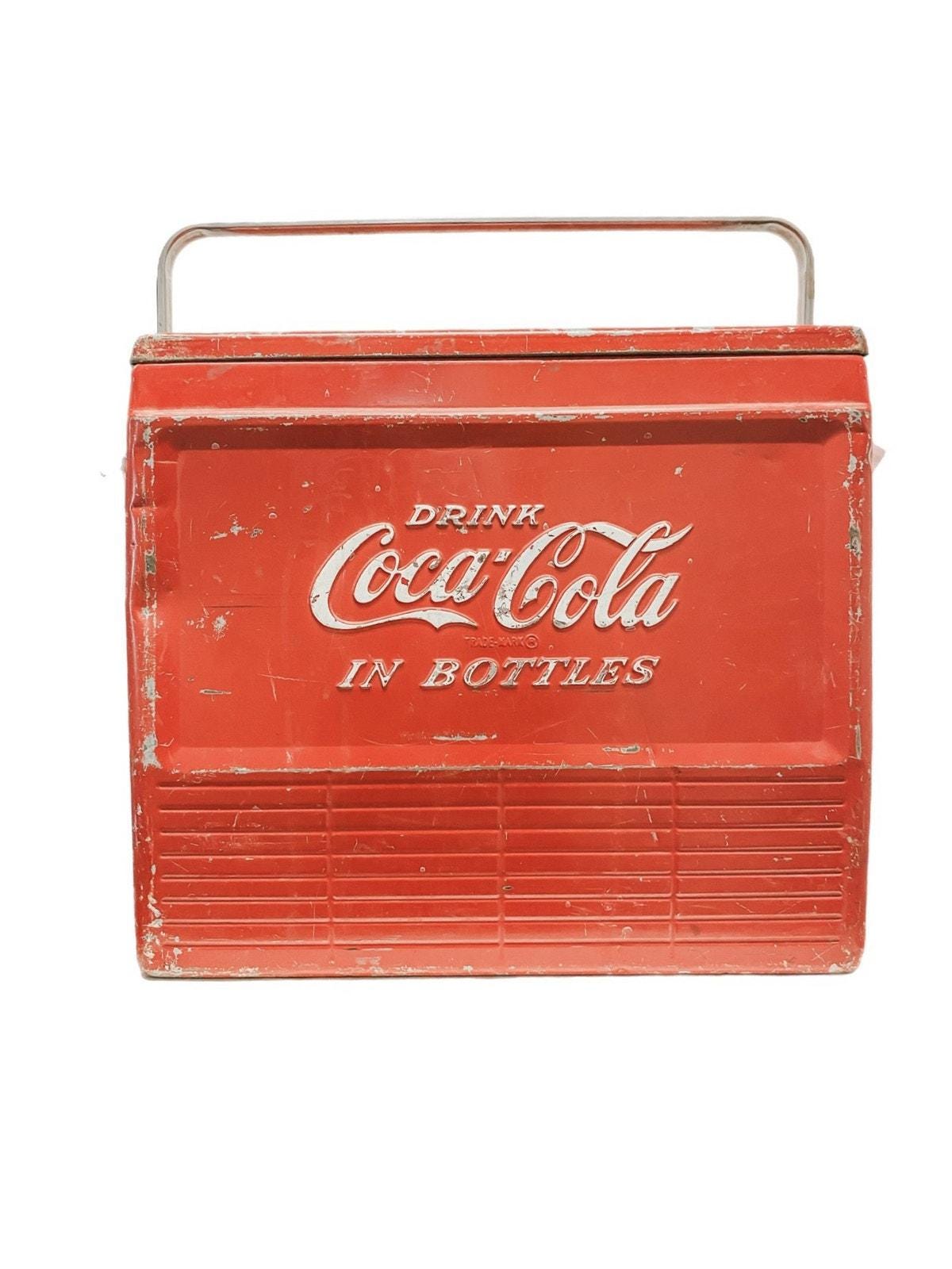 Vintage 1950s Metal Drink Coca Cola Chest Cooler - Etsy