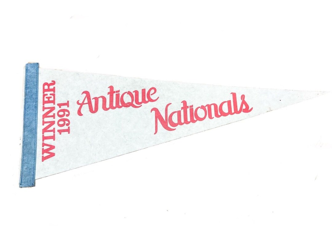 Vintage Felt Pennant Antique Nationals Winner 1991 - Etsy