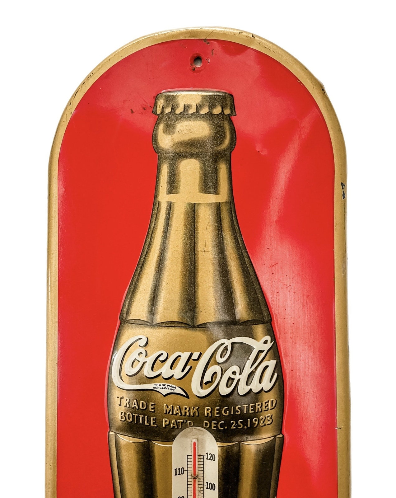 Vintage 1938 Original Coca Cola Thermometer - Etsy