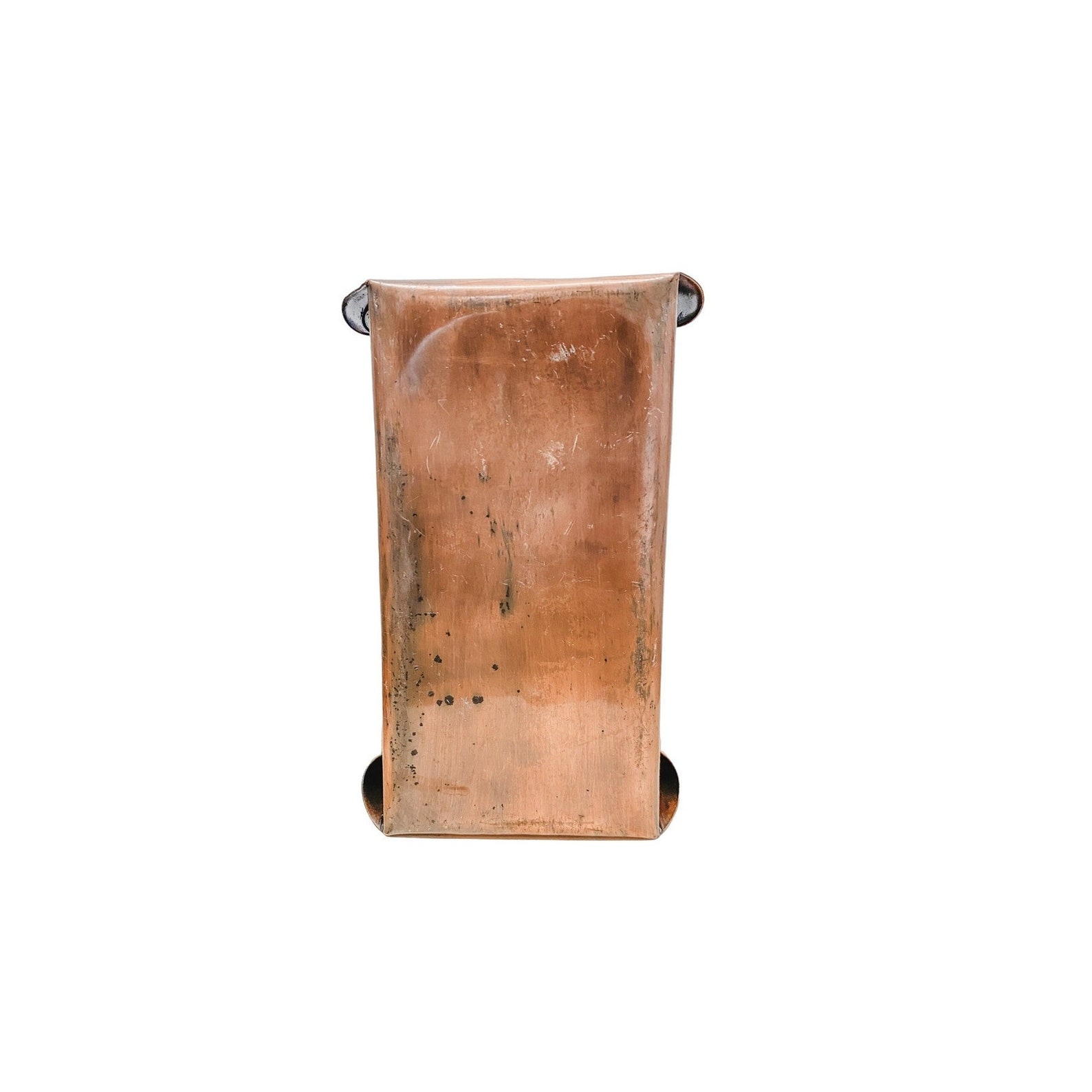 Vintage Copper Scalloped Planter With Looped Corners - Etsy