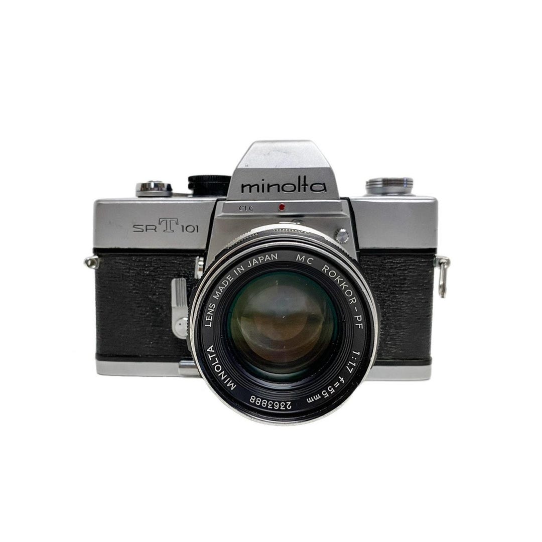 Vintage Minolta SRT 101 Film Camera 35mm Mc Rokkor-pf 55mm Untested - Etsy