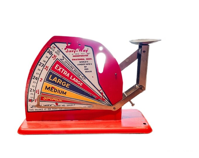 Antique Jiffy Way Tin Egg Grading Scale - Etsy