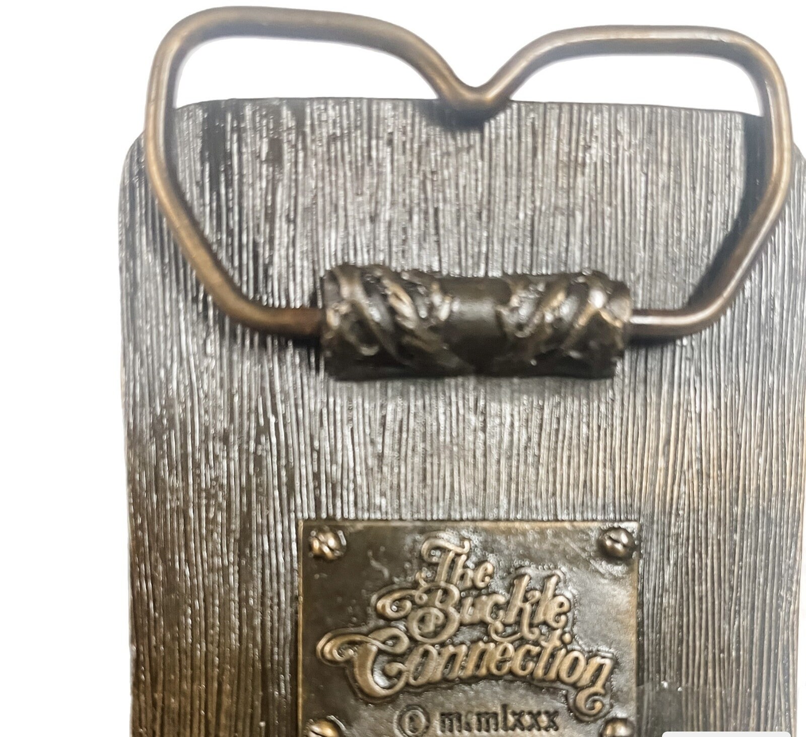 Vintage 1980 3D Space Shuttle Bronze Belt Buckle by Buckle Connection ...