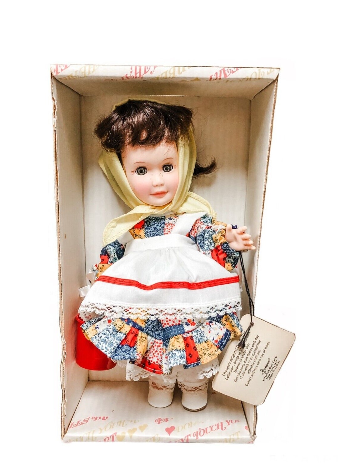 Effanbee Day by Day Saturday Doll "child Works Hard for A Living 1980's ...