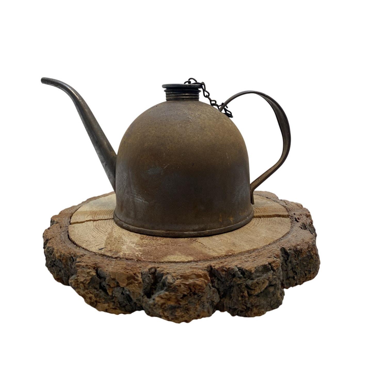 Vintage Eagle Railroad Oiler Oil Pot Can With Lid and Chain - Etsy