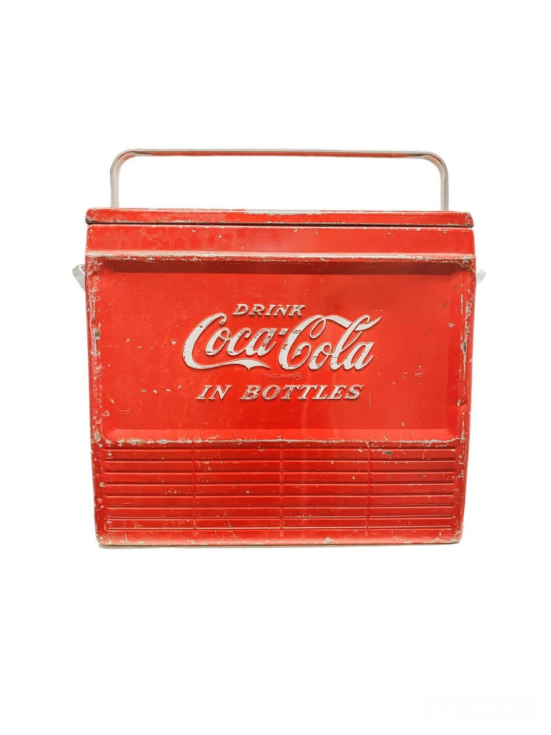 Vintage 1950s Metal Drink Coca Cola Chest Cooler - Etsy