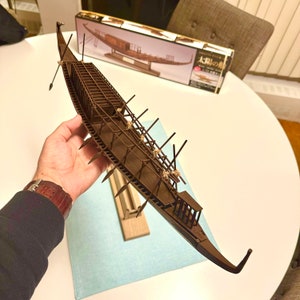 Khufu Model Solar Boat - Recreated Ship of Ancient Egypt - Etsy Canada