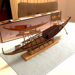 Khufu Model Solar Boat - Recreated Ship of Ancient Egypt - Etsy Canada