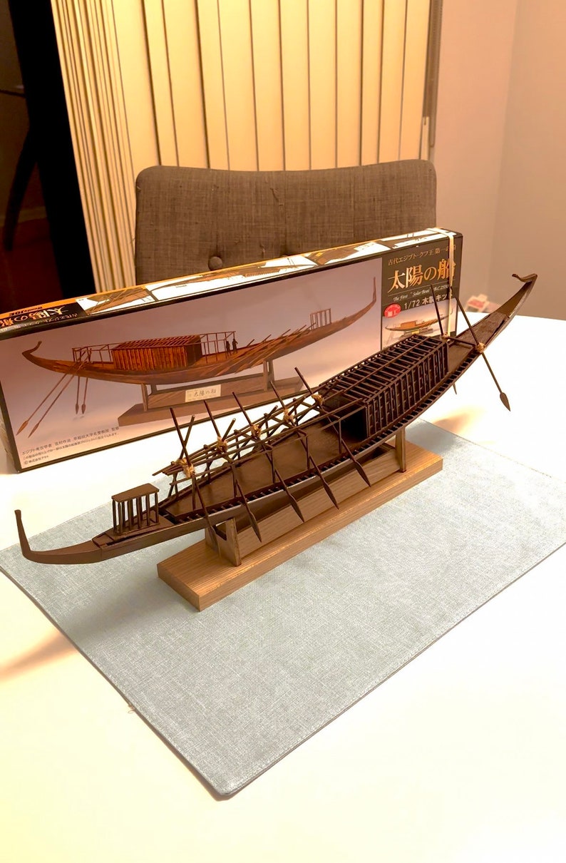 Khufu Model Solar Boat - Recreated Ship of Ancient Egypt - Etsy
