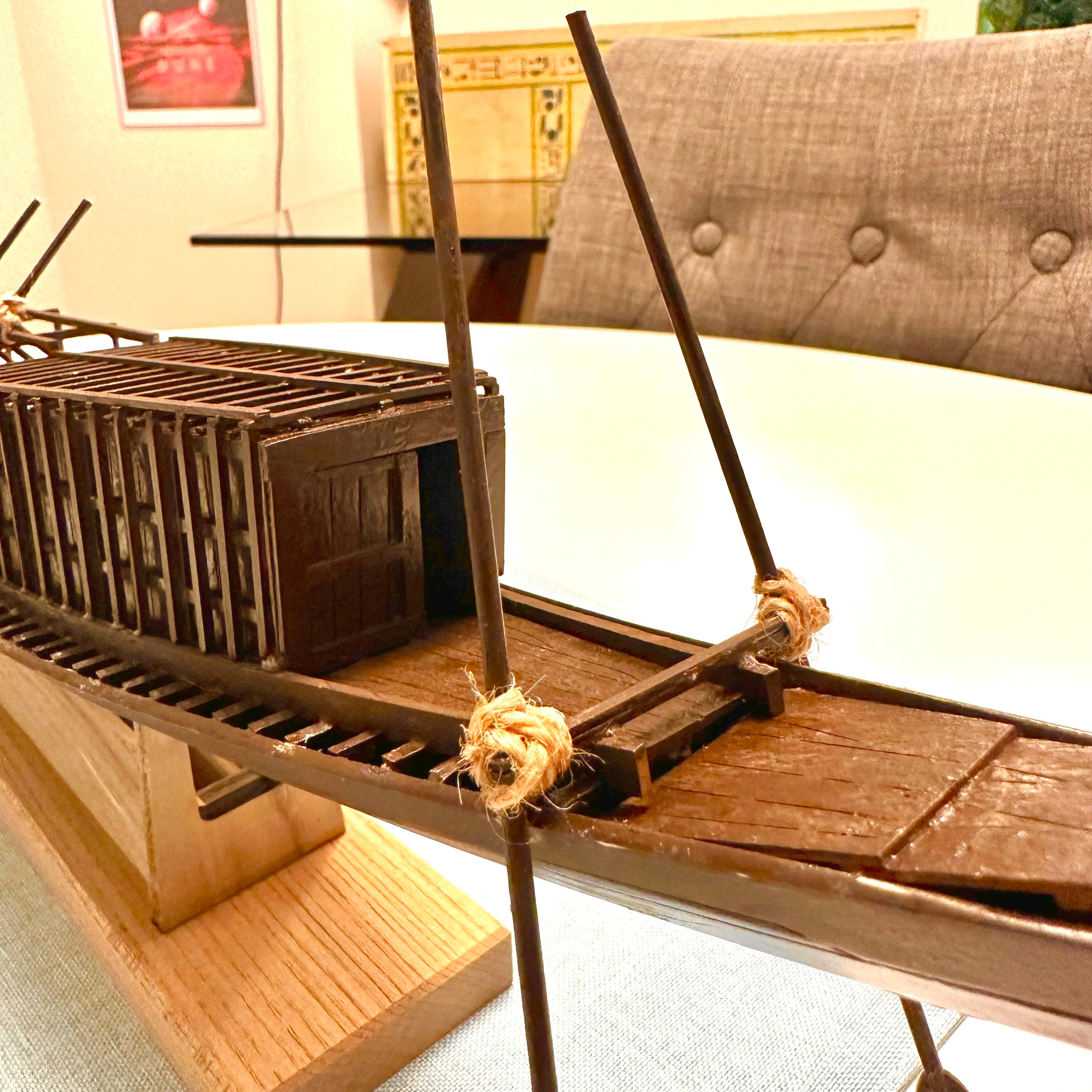 Khufu Model Solar Boat - Recreated Ship of Ancient Egypt - Etsy