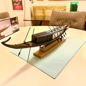 Khufu Model Solar Boat - Recreated Ship of Ancient Egypt - Etsy Canada