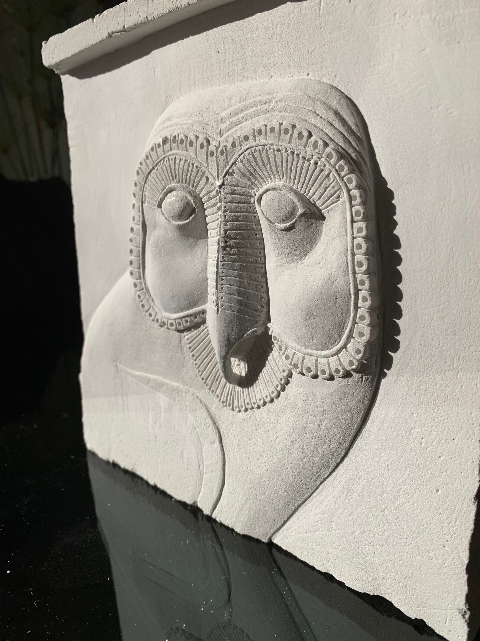 Ancient Egyptian Owl Replica Relief Plaque - Etsy