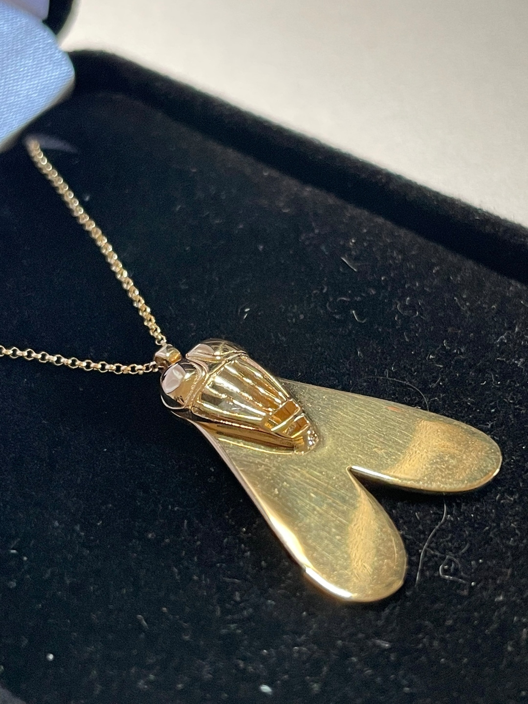 The Fly of Valour 14K Yellow Gold Pendant With 18” Necklace - Ancient ...