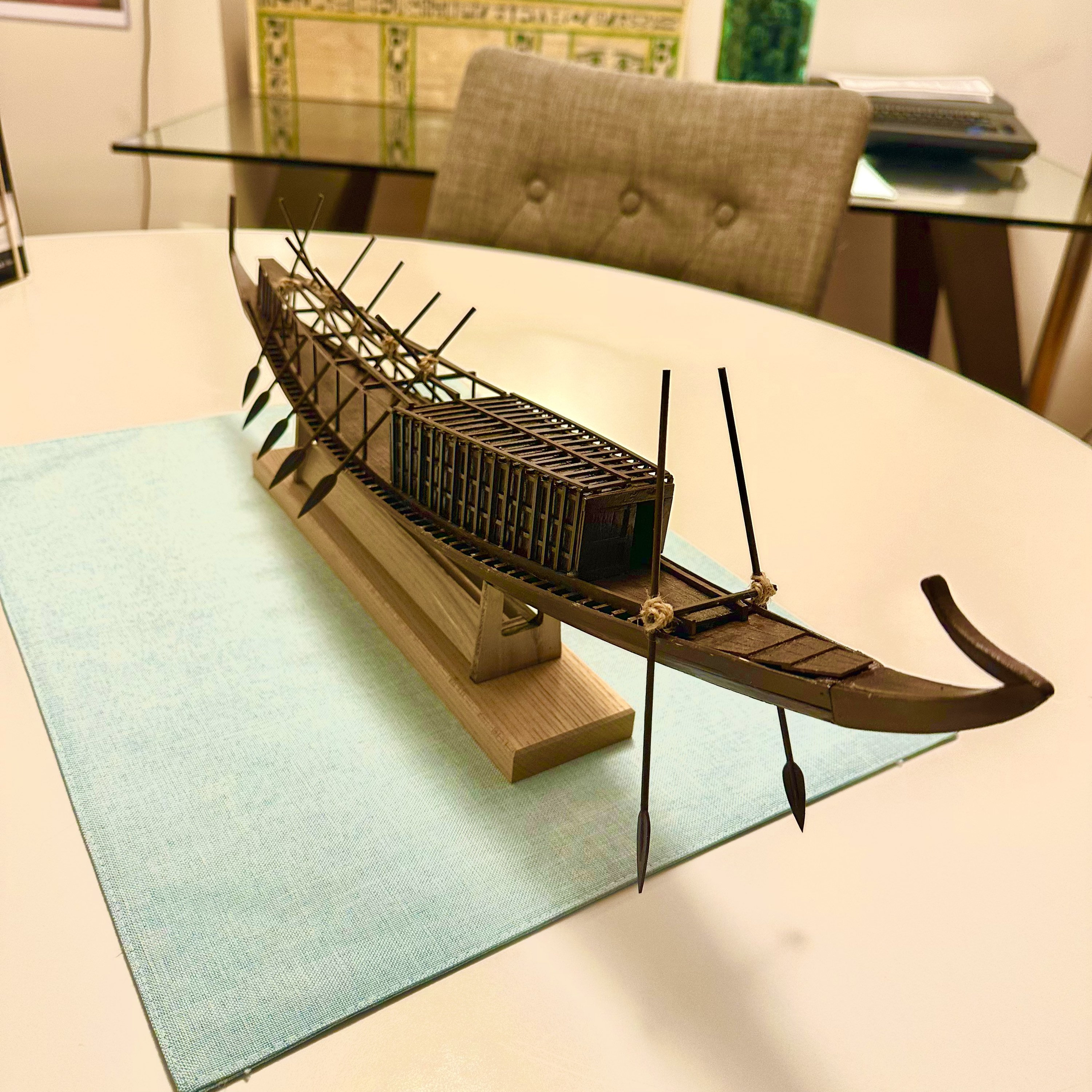 Khufu Model Solar Boat Recreated Ship of Ancient Egypt - Etsy Canada