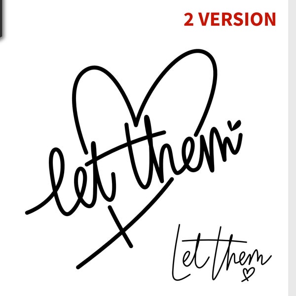 Let Them Svg - Etsy