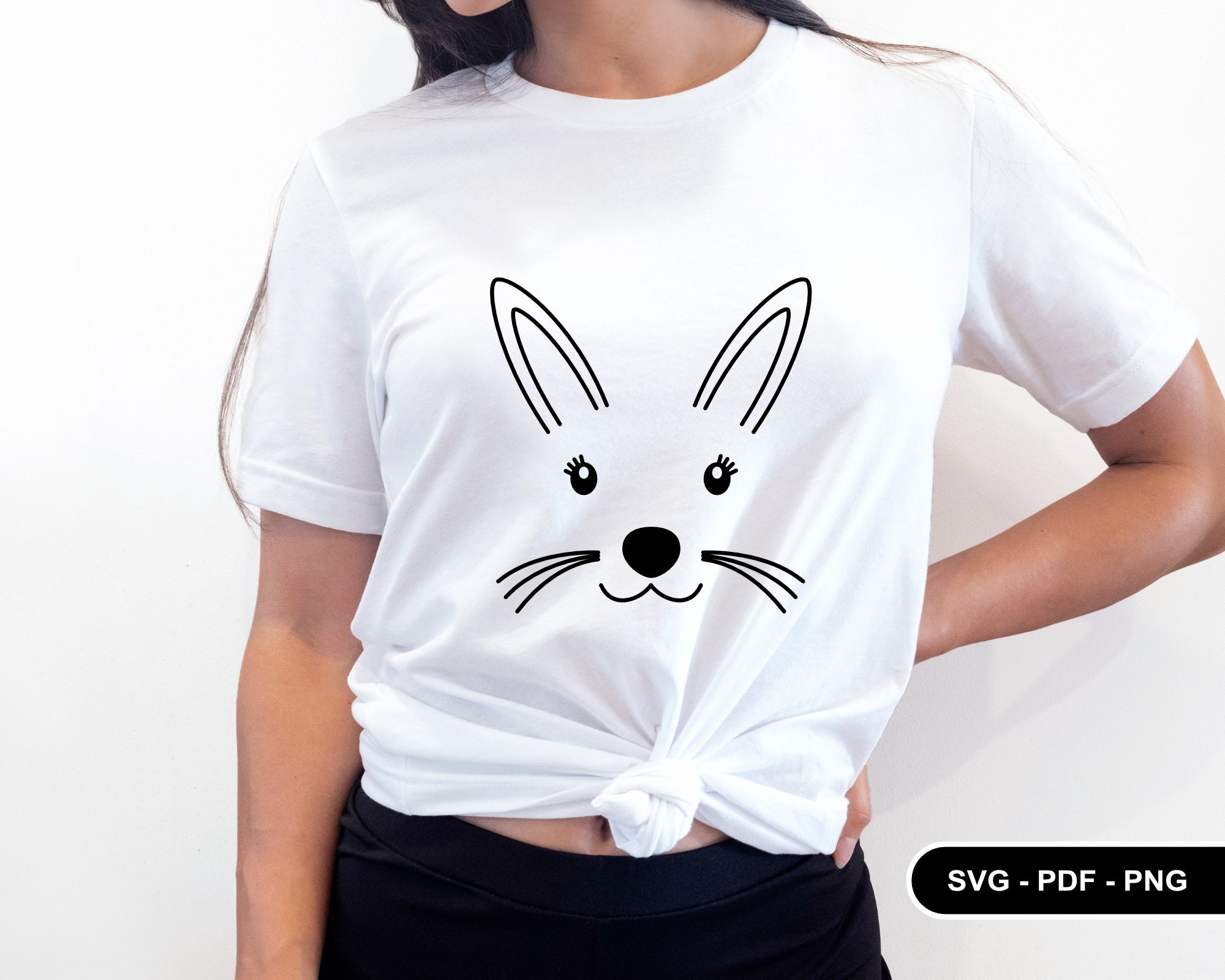 Bunny Svg Bunny Svg File Cute Bunny Svg Cute Bunny Face | Etsy