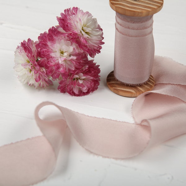 Pink Silk Ribbon - Etsy