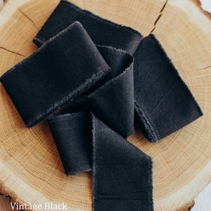 Natural Linen Ribbon Cotton Ribbon Frayed Edge Ribbon Rustic Wedding ...