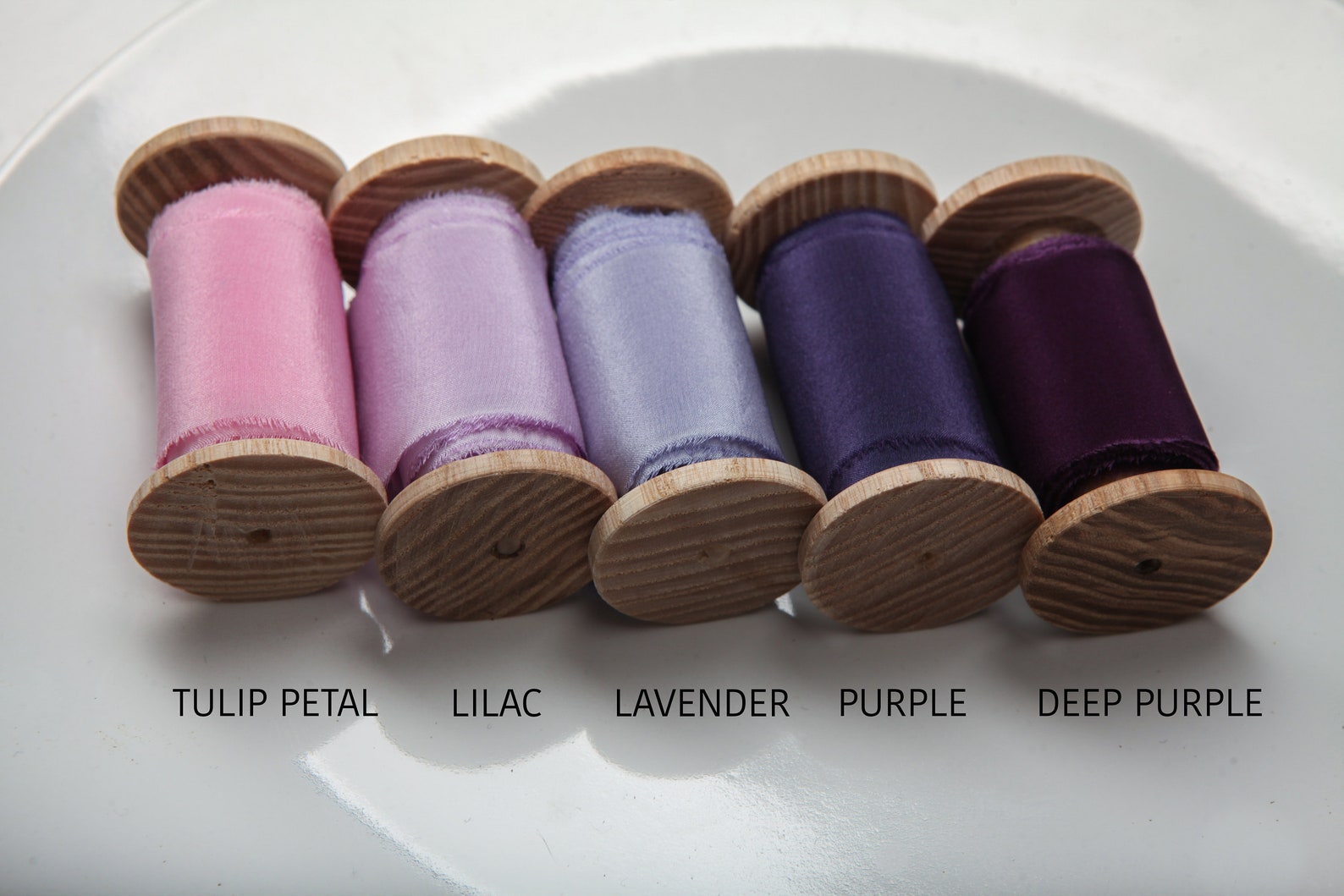 Hand Torn Ribbon, Hand Dyed Silk Ribbon, Blush Wedding Ribbon With Raw ...