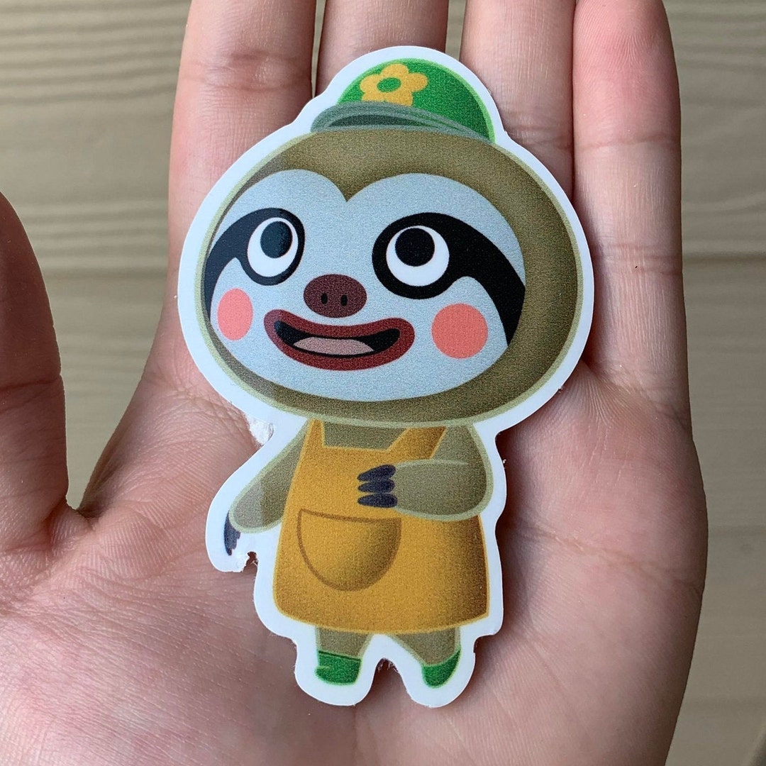 Cute Leif Sticker Animal Crossing Sticker ACNH Decal New Horizons Art ...