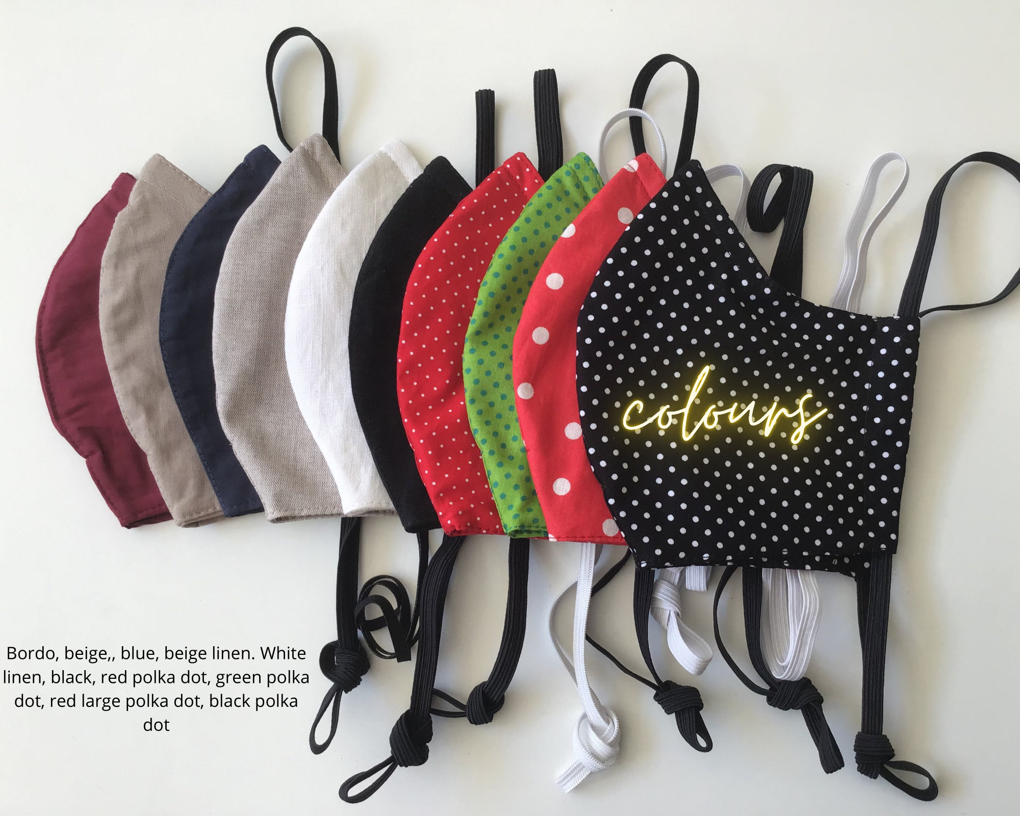 Overhead Face Mask for Glasses, Hearing Aids Friendly Mask With Nose ...