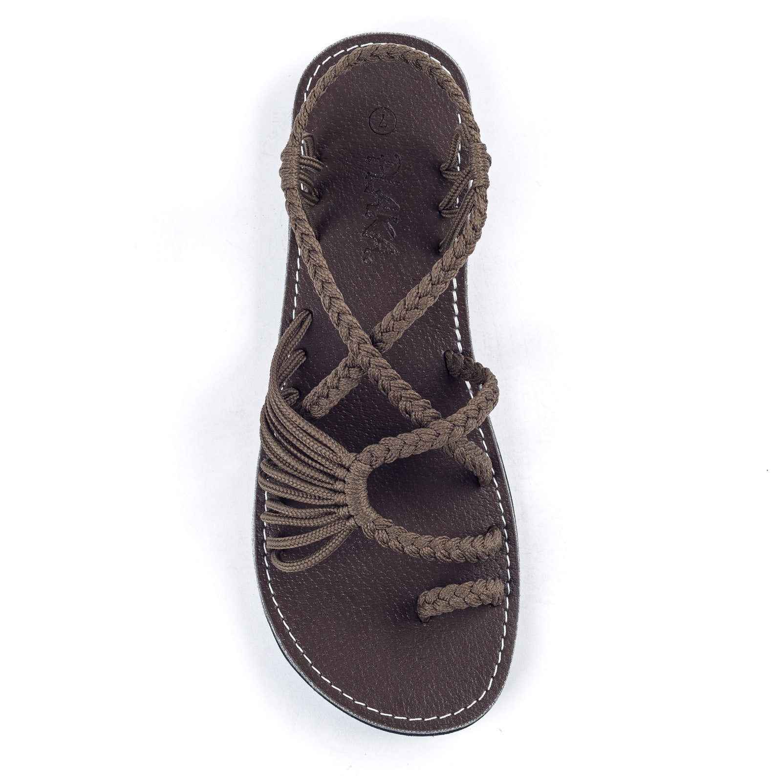 Plaka Palm Leaf Flat Summer Sandals for Women | Perfect for the Beach ...