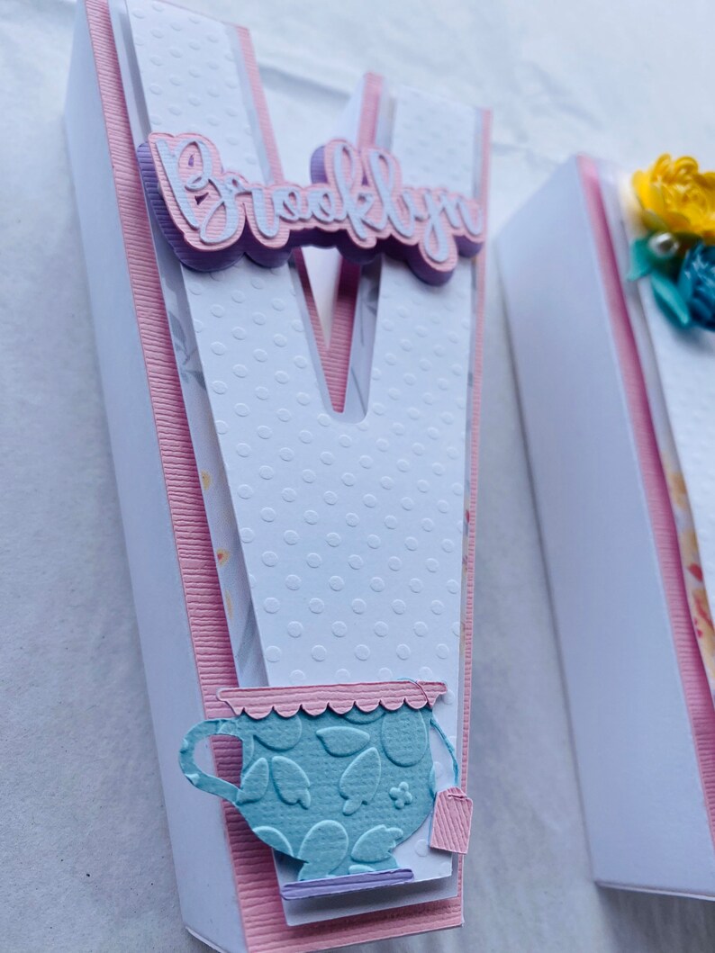 Tea Party 3D Letters - Etsy