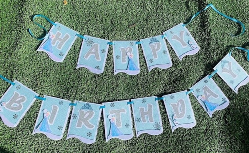 Frozen Banner - Etsy