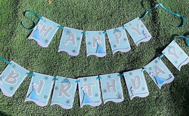 Frozen Banner - Etsy