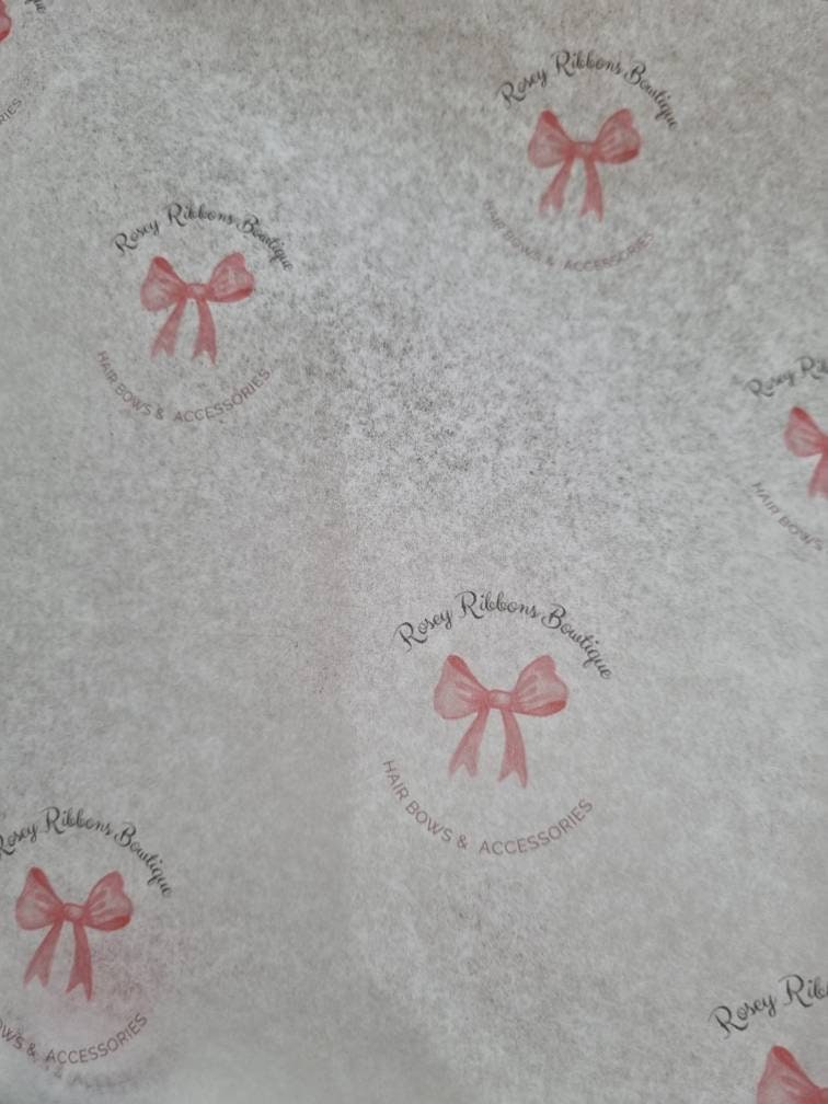 Logo Tissue Paper Packing Paper Personalised Tissue Paper - Etsy UK