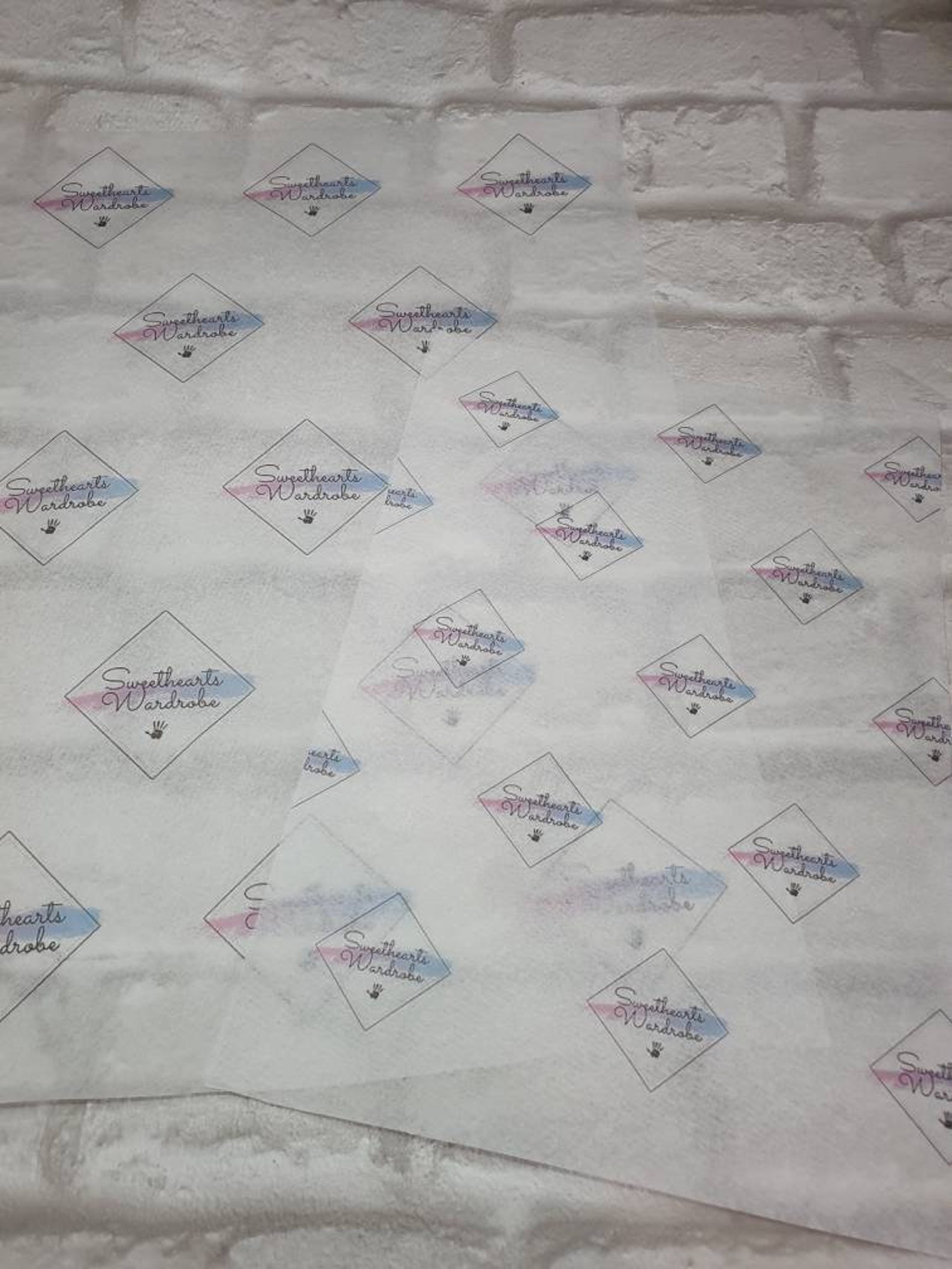 Logo Tissue Paper Packing Paper Personalised Tissue Paper - Etsy UK