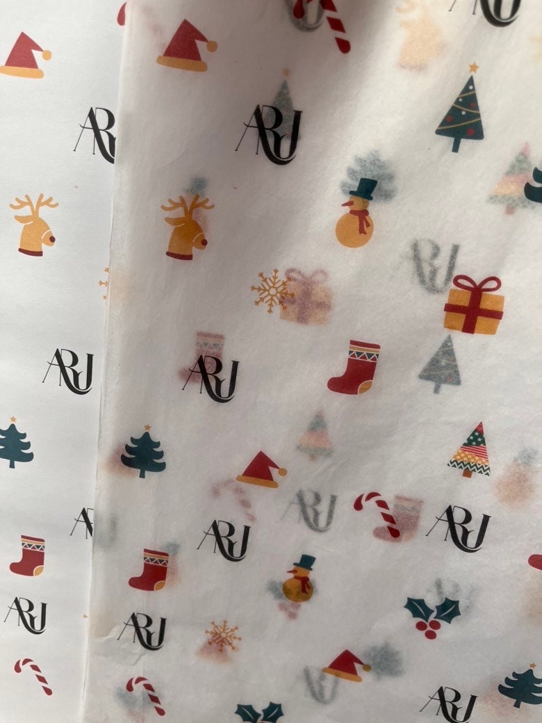 Logo Tissue Paper Packing Paper Personalised Tissue Paper - Etsy UK
