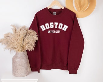 Boston University Sweatshirt - Etsy