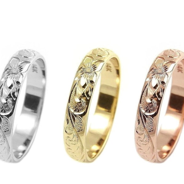 Hand Engraved Ring - Etsy