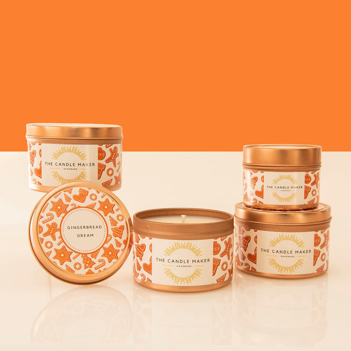 Handmade Gingerbread Dream Candle gingerbread Scented 100% - Etsy UK