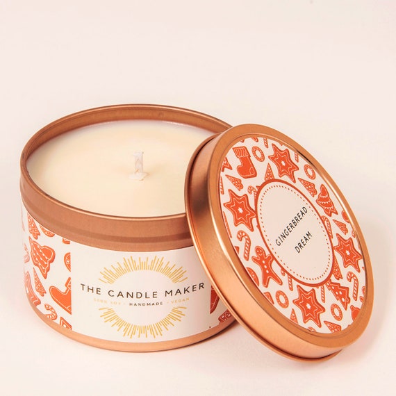 Handmade Gingerbread Dream Candle gingerbread Scented 100% | Etsy UK