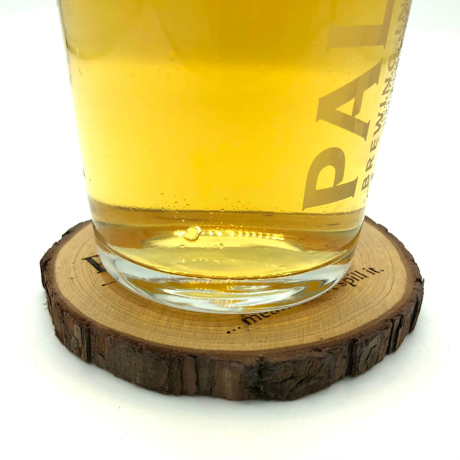 Personalised Rustic Wood Coasters Wood Slice Coaster Beer - Etsy UK